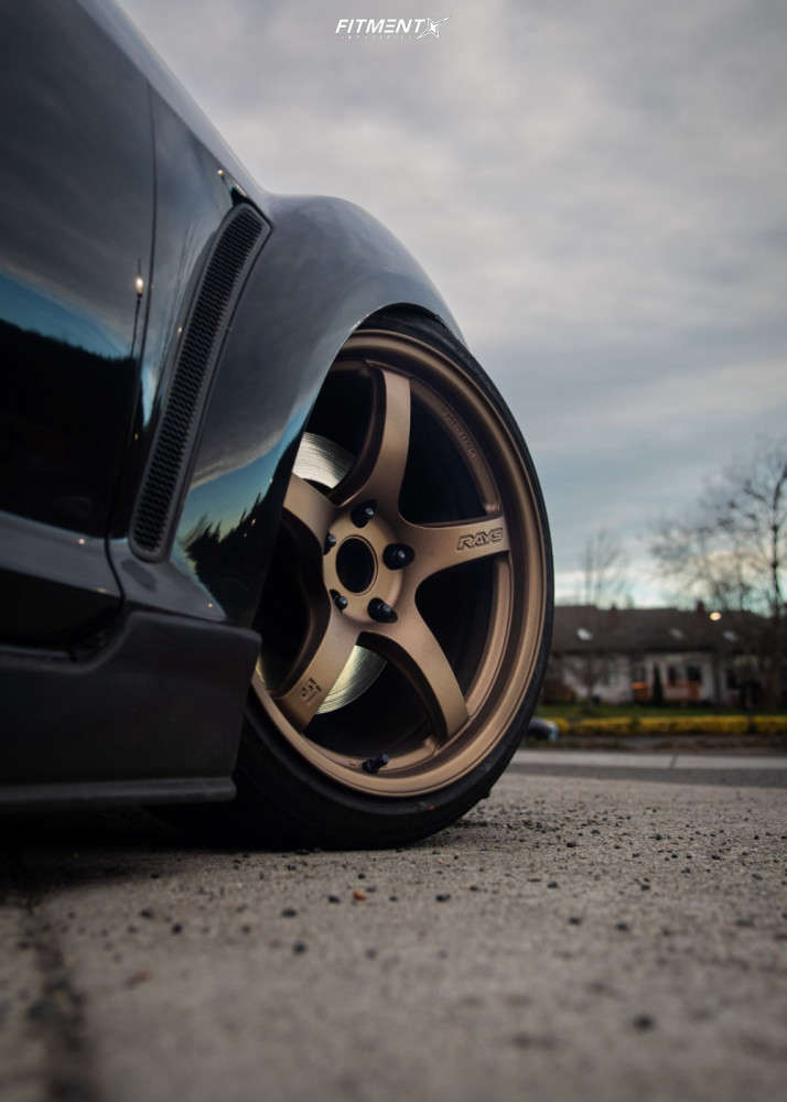 2007 Mazda RX-8 Base with 18x9.5 Gram Lights 57cr and Vercelli 225x40 ...