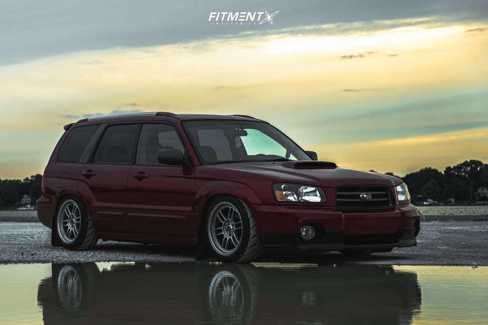 2004 Subaru Forester XT with 17x9 Enkei Rpf1 and Toyo Tires 225x35 on ...