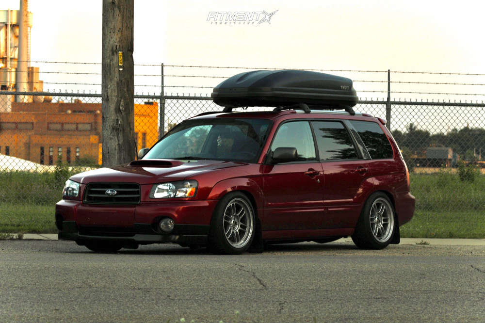 2004 Subaru Forester XT with 17x9 Enkei Rpf1 and Toyo Tires 225x35 on ...