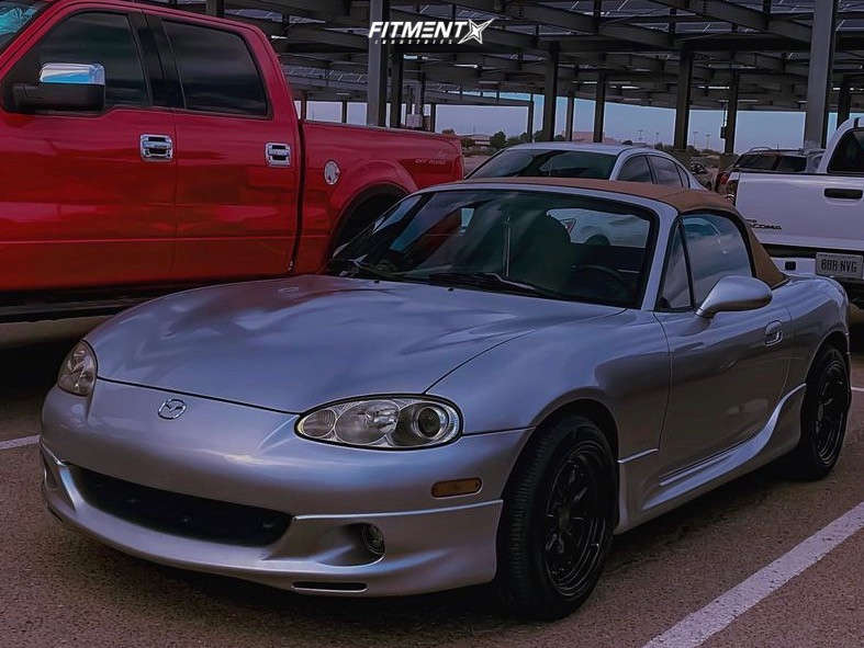 2001 Mazda Miata SE with 15x8 XXR 002.5 and Hankook 195x55 on Stock ...