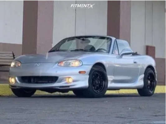 2001 Mazda Miata SE with 15x8 XXR 002.5 and Hankook 195x55 on Stock ...