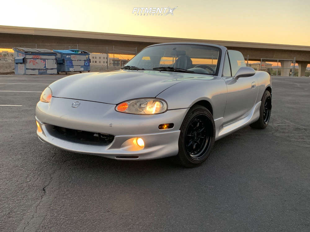 2001 Mazda Miata SE with 15x8 XXR 002.5 and Hankook 195x55 on Stock ...