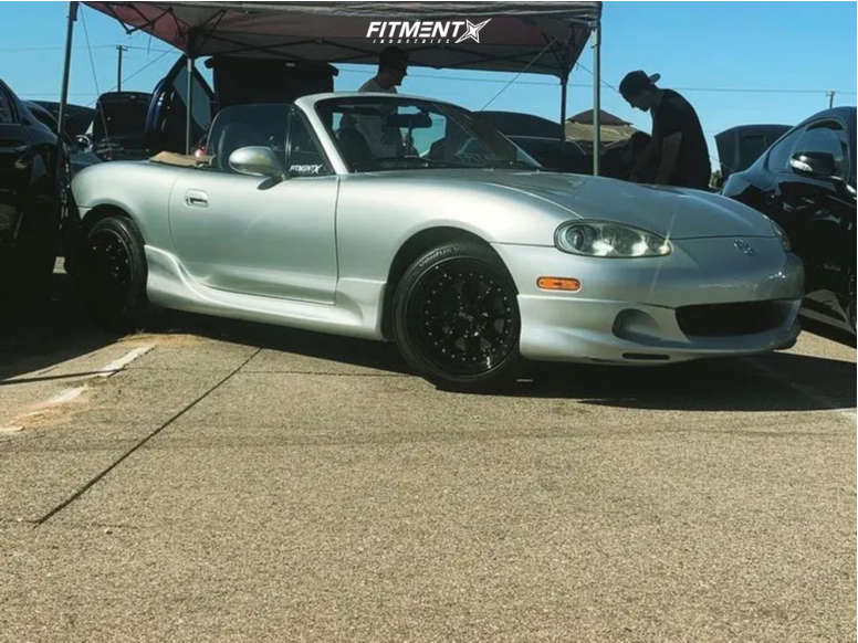 2001 Mazda Miata SE with 15x8 XXR 002.5 and Hankook 195x55 on Stock ...