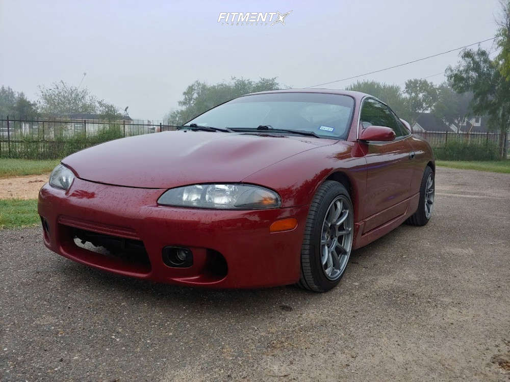 1997 Mitsubishi Eclipse GST with 17x9 Aodhan Ah06 and Toyo Tires 225x45 ...