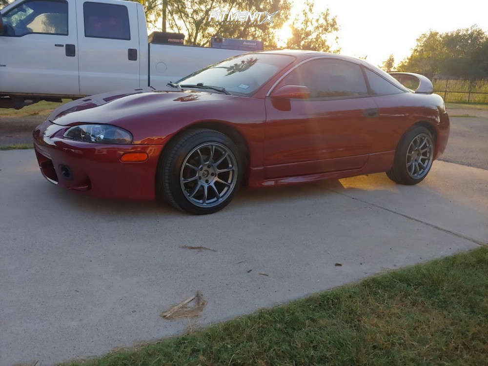 1997 Mitsubishi Eclipse GST with 17x9 Aodhan Ah06 and Toyo Tires 225x45 ...