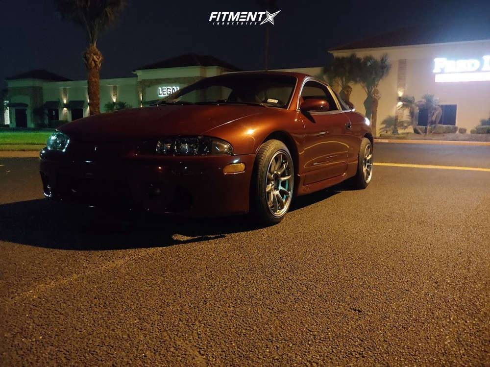 1997 Mitsubishi Eclipse GST with 17x9 Aodhan Ah06 and Toyo Tires 225x45 ...