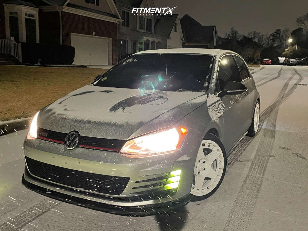 2015 Volkswagen GTI SE with 18x8.5 Fifteen52 Turbomac and Vercelli ...