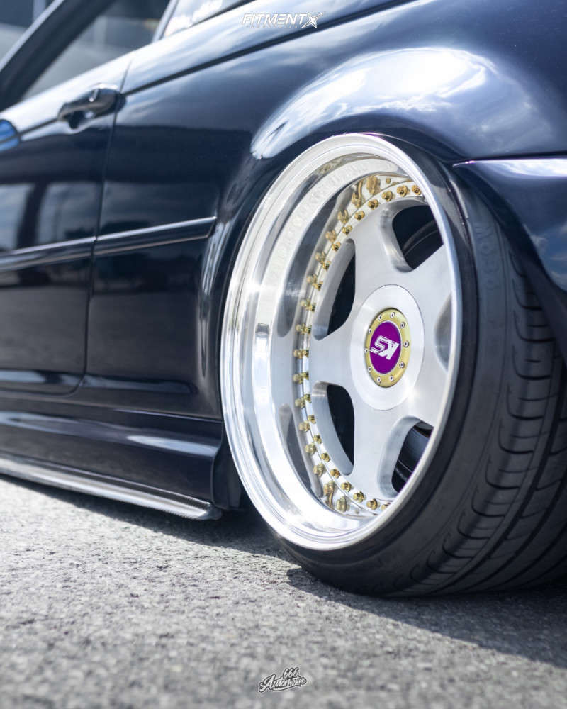 2004 BMW M3 Base with 18x10 SSR Koenig and Nankang 225x35 on Air ...