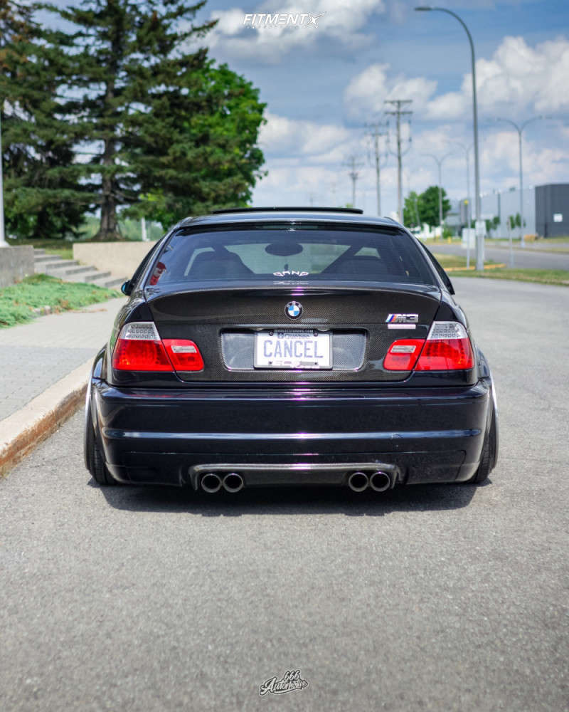 2004 BMW M3 Base with 18x10 SSR Koenig and Nankang 225x35 on Air ...