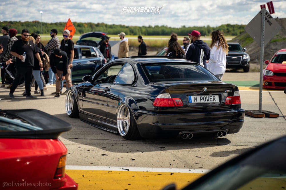 2004 BMW M3 Base with 18x10 SSR Koenig and Nankang 225x35 on Air Suspension | 2050032 | Fitment ...