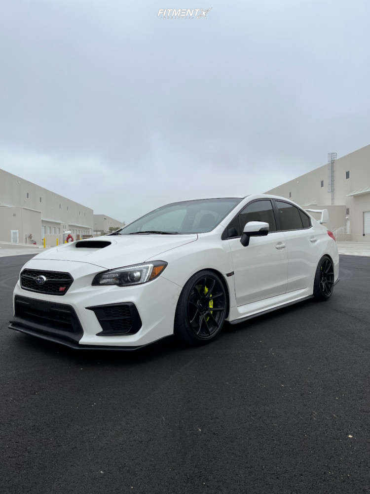 2020 Subaru WRX STI Base with 18x9.5 Enkei Tsv and Firestone 255x35 on ...