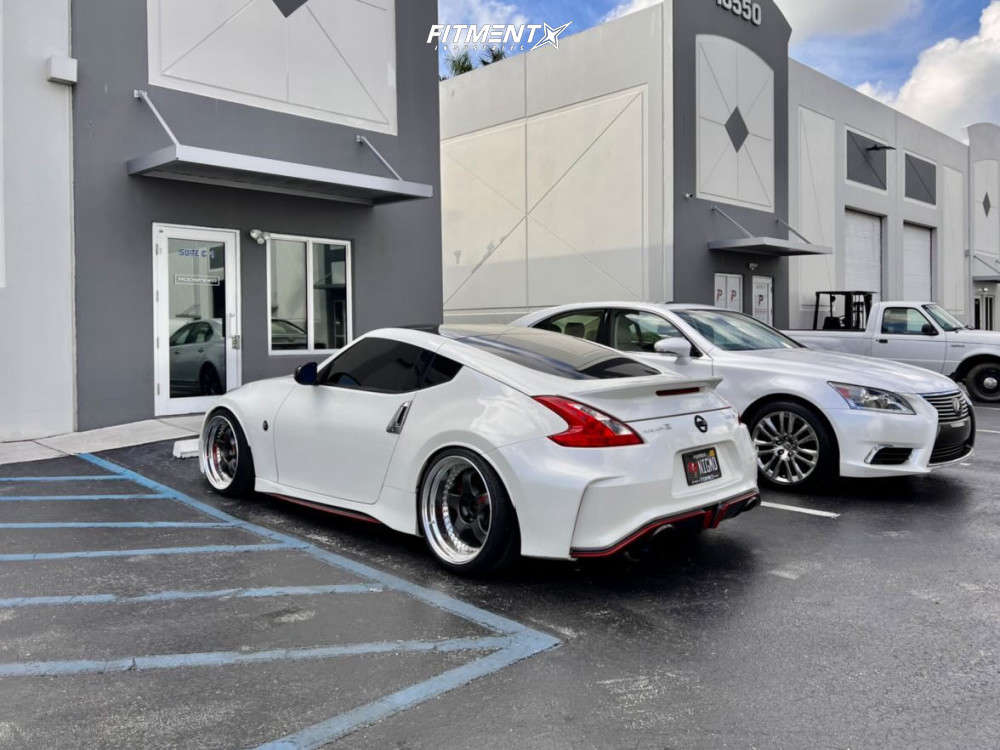 2015 Nissan 370Z Nismo with 19x10.5 Work Meister S1 3p and Hankook ...