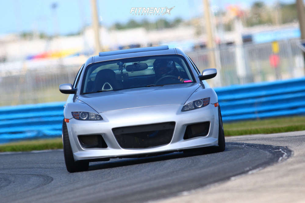 2005 Mazda RX-8 Base with 18x9 Cosmis Racing N5r and Continental 235x40 ...