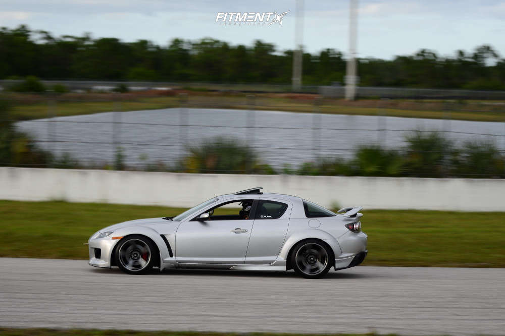 2005 Mazda RX-8 Base with 18x9 Cosmis Racing N5r and Continental 235x40 ...