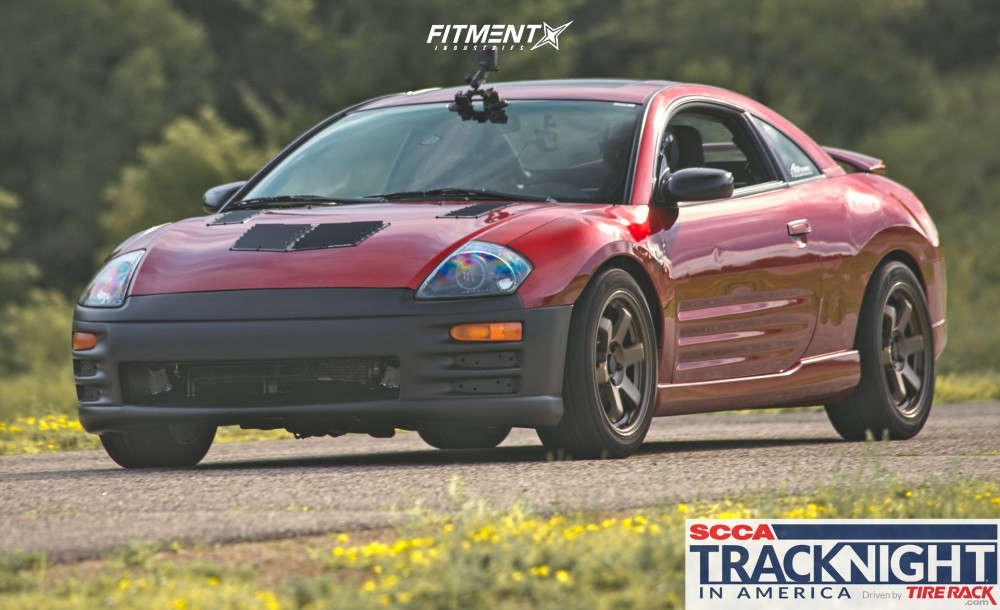 2001 Mitsubishi Eclipse GT with 17x8 AVID1 AV6 and Falken 235x40 on ...