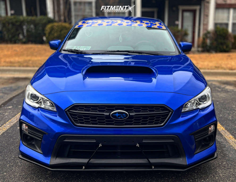 2018 Subaru WRX Base with 17x8 AVID1 AV6 and Goodyear 235x45 on Stock ...