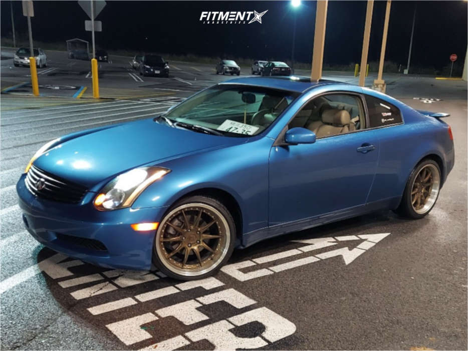 2003 INFINITI G35 Base with 19x9.5 Aodhan Ds07 and Toyo Tires 235x35 on ...