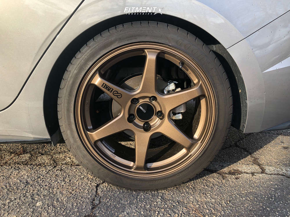 2021 Hyundai Elantra N Line with 18x8 Enkei T6r and Goodyear 235x40 on ...