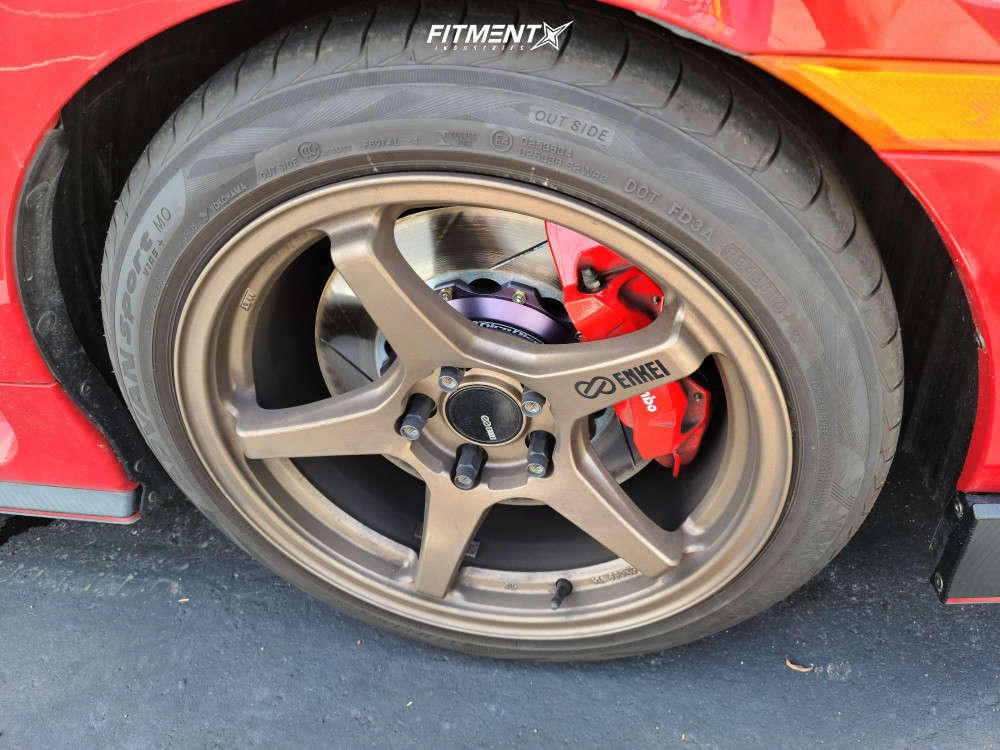 2017 Honda Civic Type R with 18x9.5 Enkei Ts-5 and Yokohama 255x40 on ...