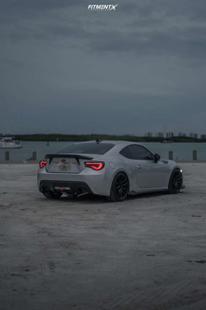 2014 Subaru BRZ Limited with 18x9.5 Vors Tr4 and Vercelli 225x45 on ...