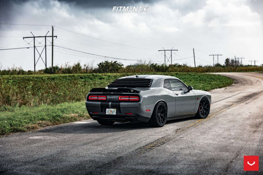 2018 Dodge Challenger SRT Hellcat with 20x9.5 Vossen Hf5 and Nitto ...