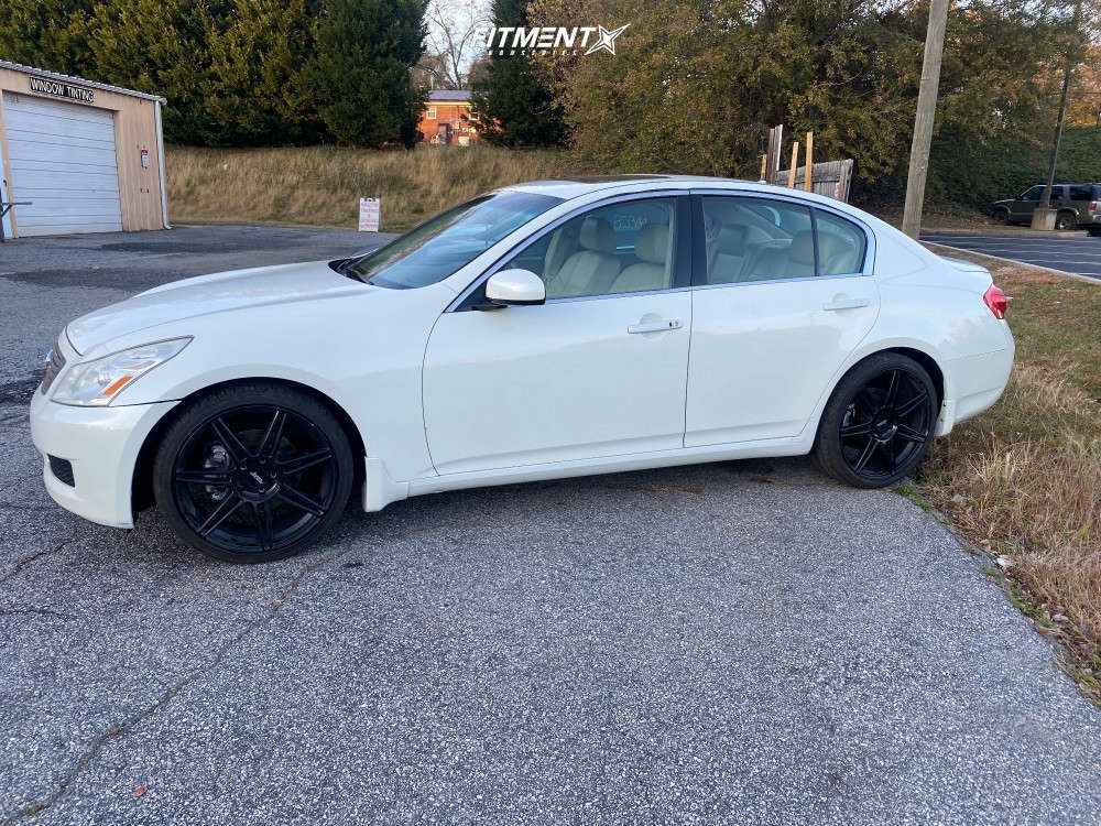 2008 INFINITI G35 Base with 17x8 American Racing Ar904 and Annex 255x35 ...