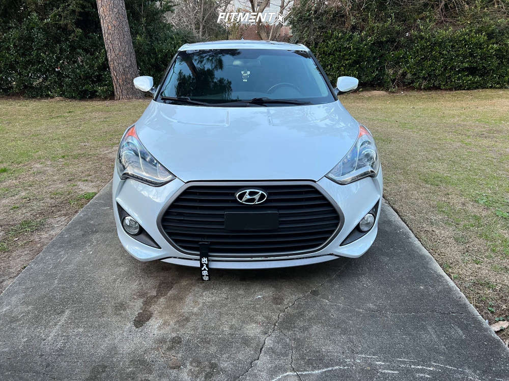 2015 Hyundai Veloster Turbo with 18x8 Konig Oversteer and Vercelli ...