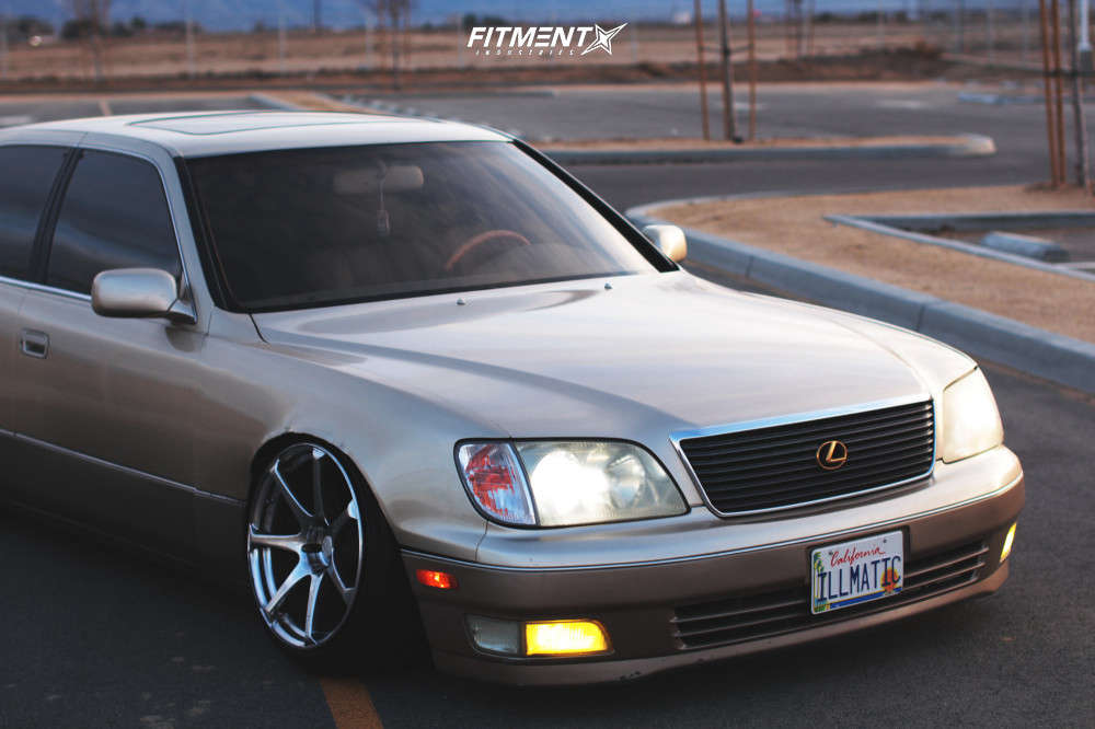 2000 Lexus LS400 Base with 18x10 AVS Model T7 and Delinte 225x40 on ...