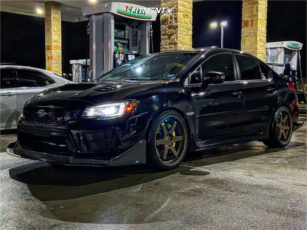 2020 Subaru WRX STI Limited with 19x9.5 ESR Sr07 and Yokohama 245x35 on Coilovers | 2061668 ...