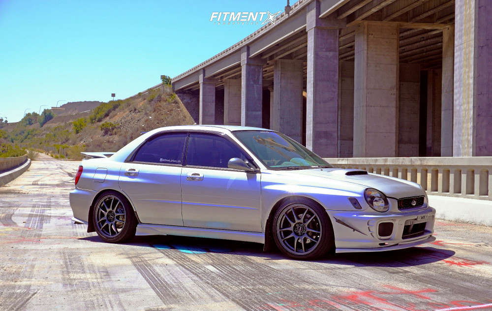 2003 Subaru Impreza WRX with 18x8 Drag Dr31 and Sentury 225x40 on ...