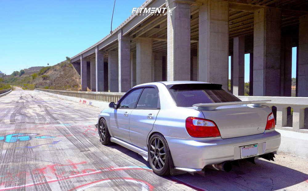 2003 Subaru Impreza WRX with 18x8 Drag Dr31 and Sentury 225x40 on ...