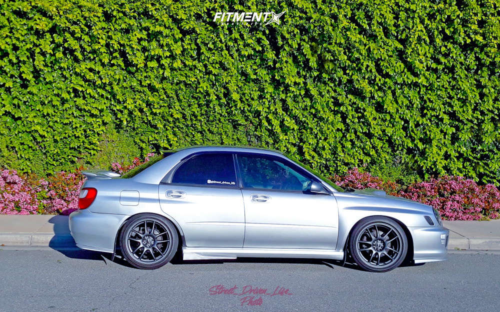 2003 Subaru Impreza WRX with 18x8 Drag Dr31 and Sentury 225x40 on ...