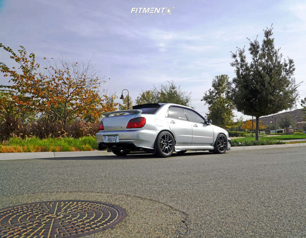 2003 Subaru Impreza WRX with 18x8 Drag Dr31 and Sentury 225x40 on ...
