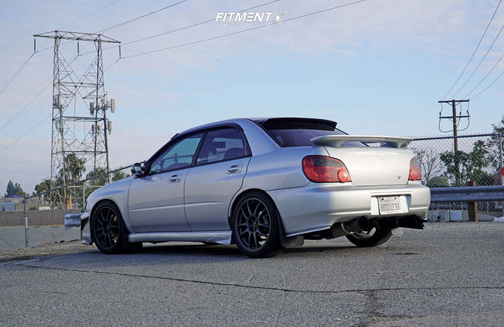2003 Subaru Impreza WRX with 18x8 Drag Dr31 and Sentury 225x40 on ...