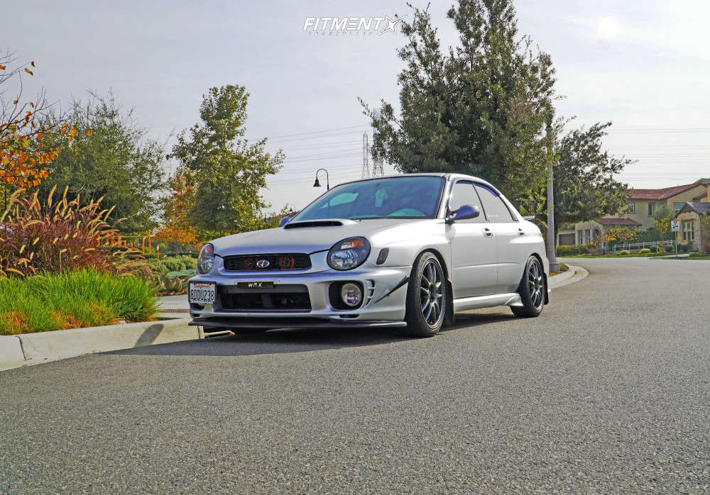 2003 Subaru Impreza WRX with 18x8 Drag Dr31 and Sentury 225x40 on ...