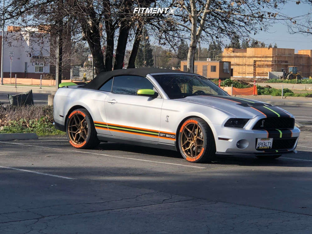 2012 Ford Mustang Shelby GT500 with 20x9 Rohana Rfx11 and Nitto 275x35 ...