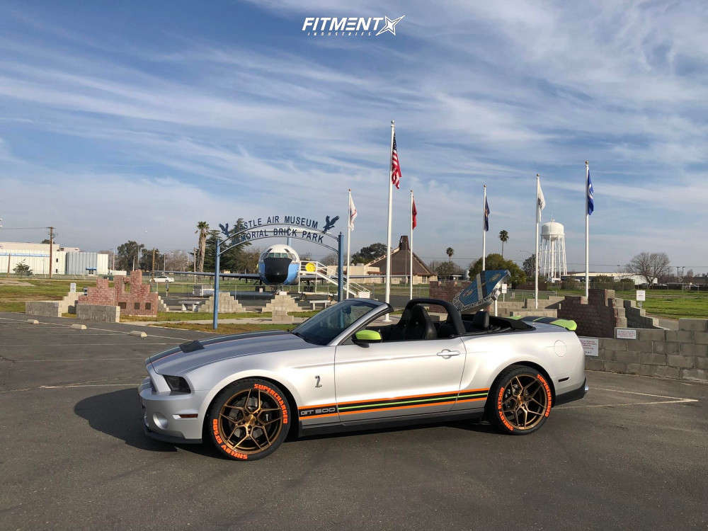 2012 Ford Mustang Shelby GT500 with 20x9 Rohana Rfx11 and Nitto 275x35 ...