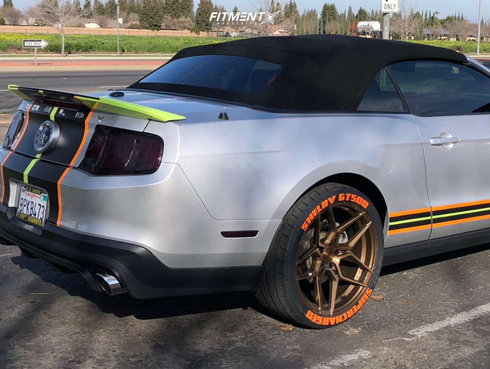 2012 Ford Mustang Shelby GT500 with 20x9 Rohana Rfx11 and Nitto 275x35 ...