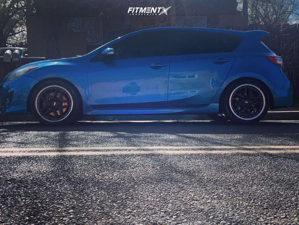 2011 Mazda 3 Mazdaspeed with 18x8.5 ESR Cs15 and Lexani 235x40 on ...