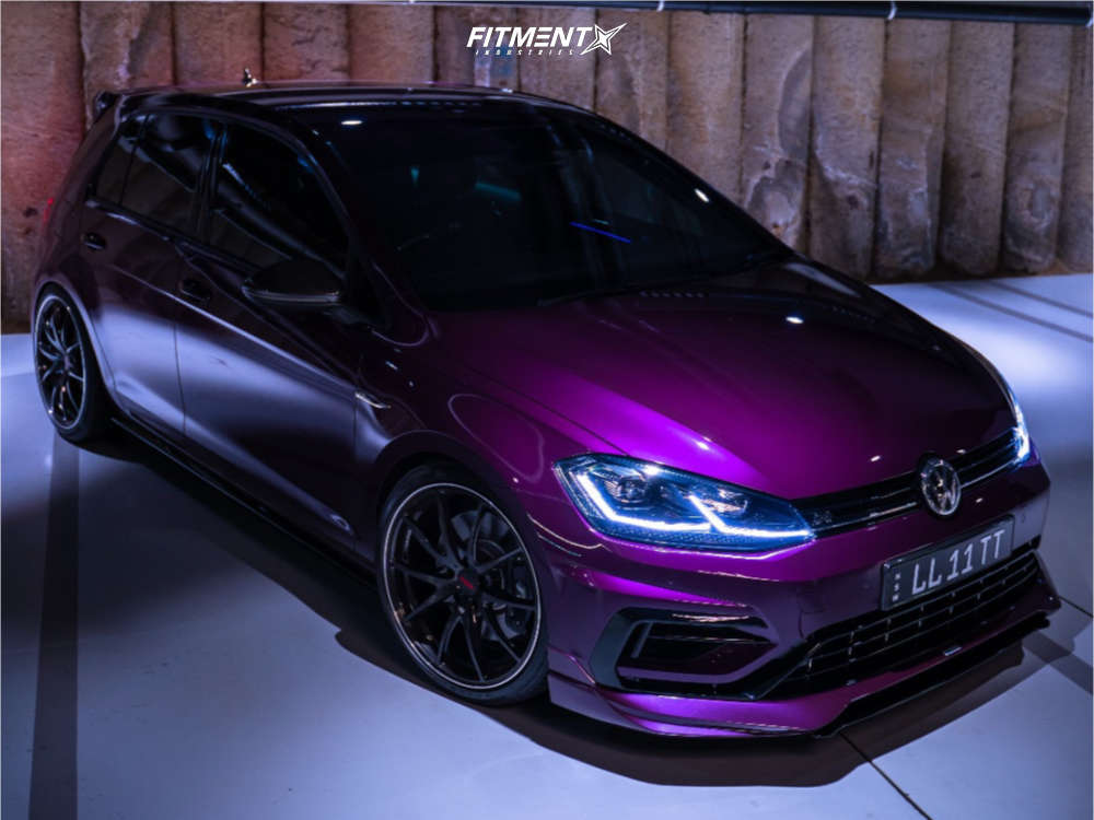 2020 Volkswagen Golf R Base with 19x8.5 Volk G025 and Continental ...