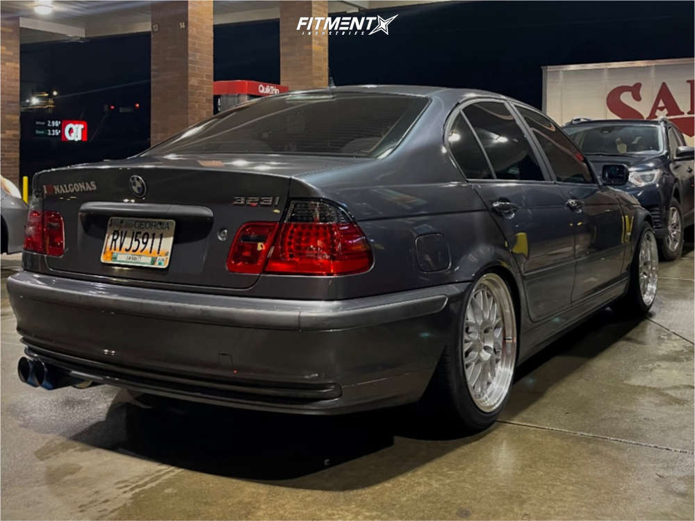 2000 BMW 323i Base with 18x8.5 Aodhan Ah02 and Kumho 225x45 on ...