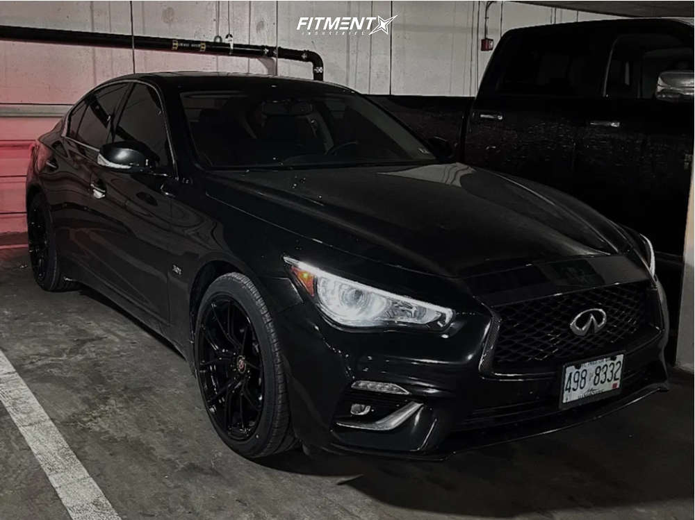 2018 INFINITI Q50 Luxe with 19x9.5 Curva C42 and Vercelli 245x40 on Stock Suspension | 2065751 ...