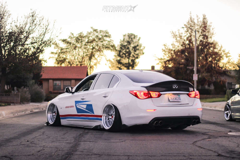 2015 INFINITI Q50 Base with 19x11 Aodhan Ah02 and Nankang 245x35 on Air ...