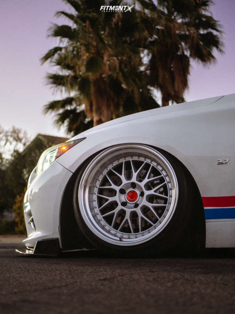 2015 INFINITI Q50 Base with 19x11 Aodhan Ah02 and Nankang 245x35 on Air ...