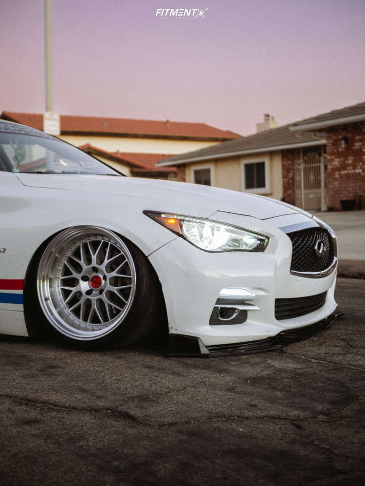 2015 INFINITI Q50 Base with 19x11 Aodhan Ah02 and Nankang 245x35 on Air ...