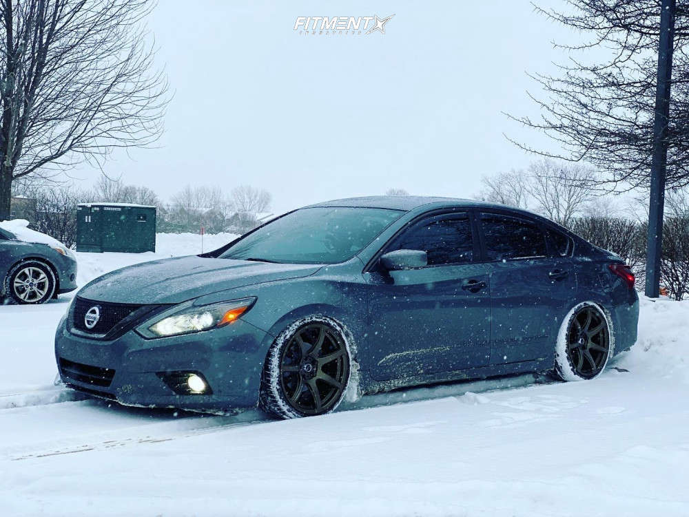 2016 Nissan Altima SR with 19x9.5 Work Emotion T7r and Landsail 245x35 ...