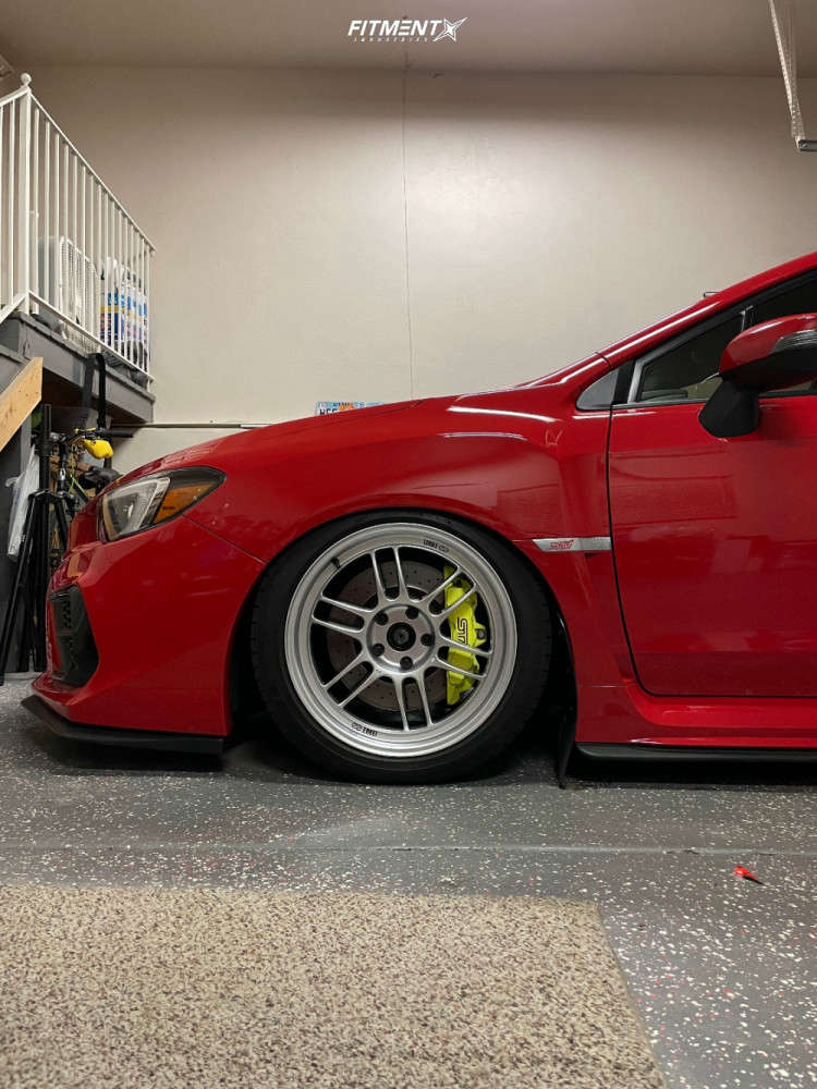 2020 Subaru WRX STI Base with 18x8.5 Enkei Rpf1 and Achilles 225x45 on ...