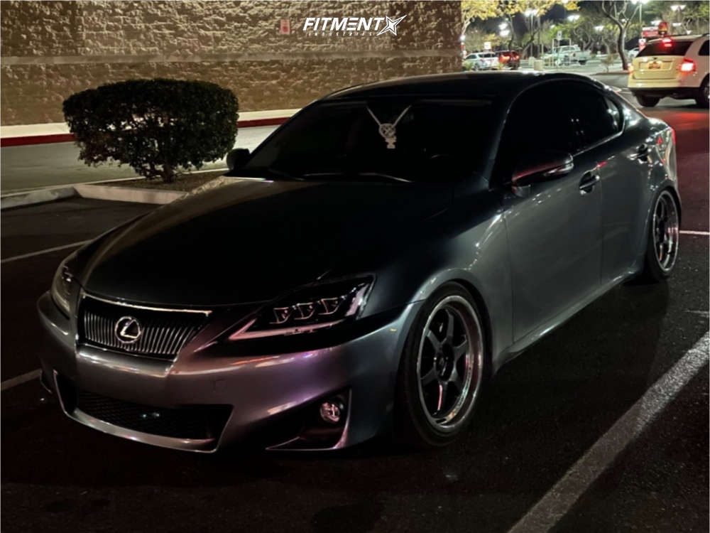 2012 Lexus IS250 Base with 18x9 Cosmis Racing Xt-006r and Vercelli ...