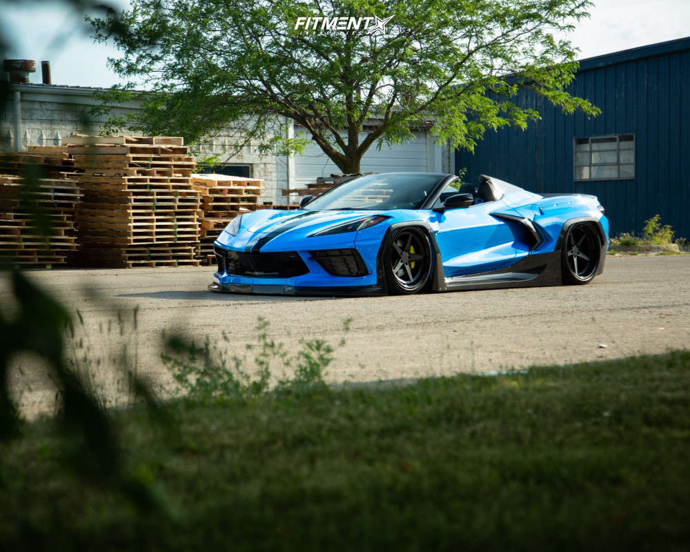 2021 Chevrolet Corvette Stingray with 20x10.5 Rotiform Forged 917 and ...