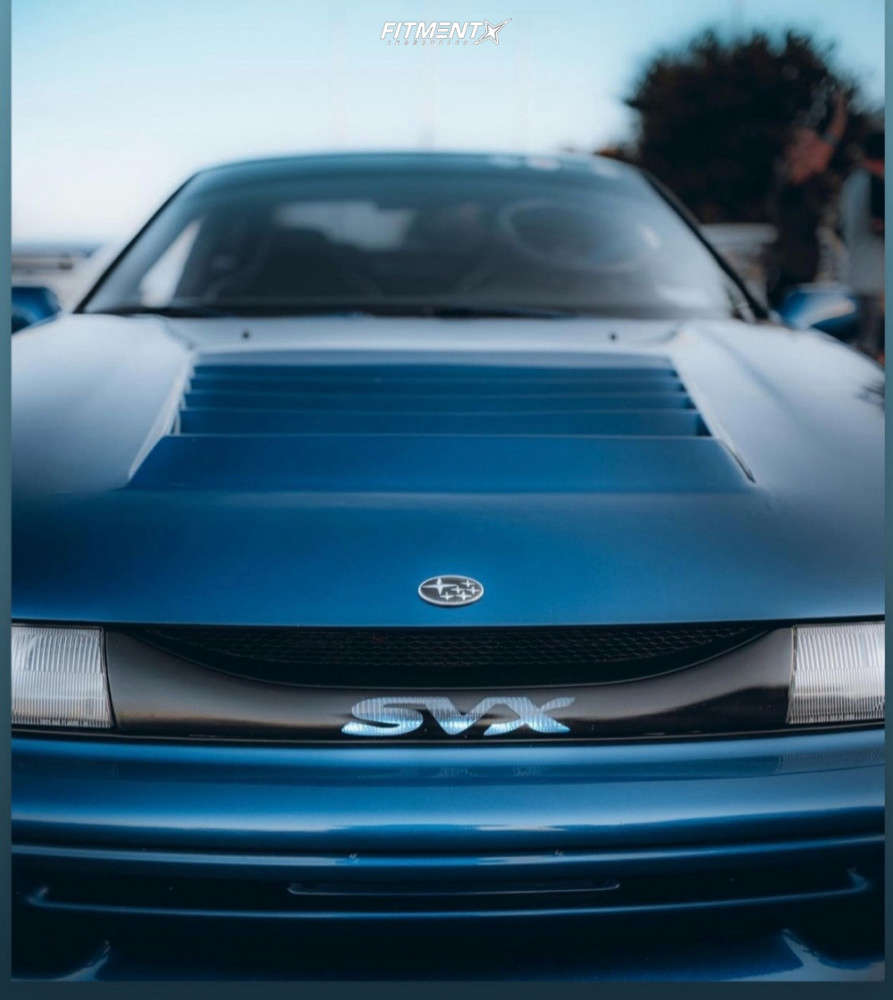 1994 Subaru SVX L with 19x9.5 Racing Hart SP3 and Falken 255x30 on Air ...